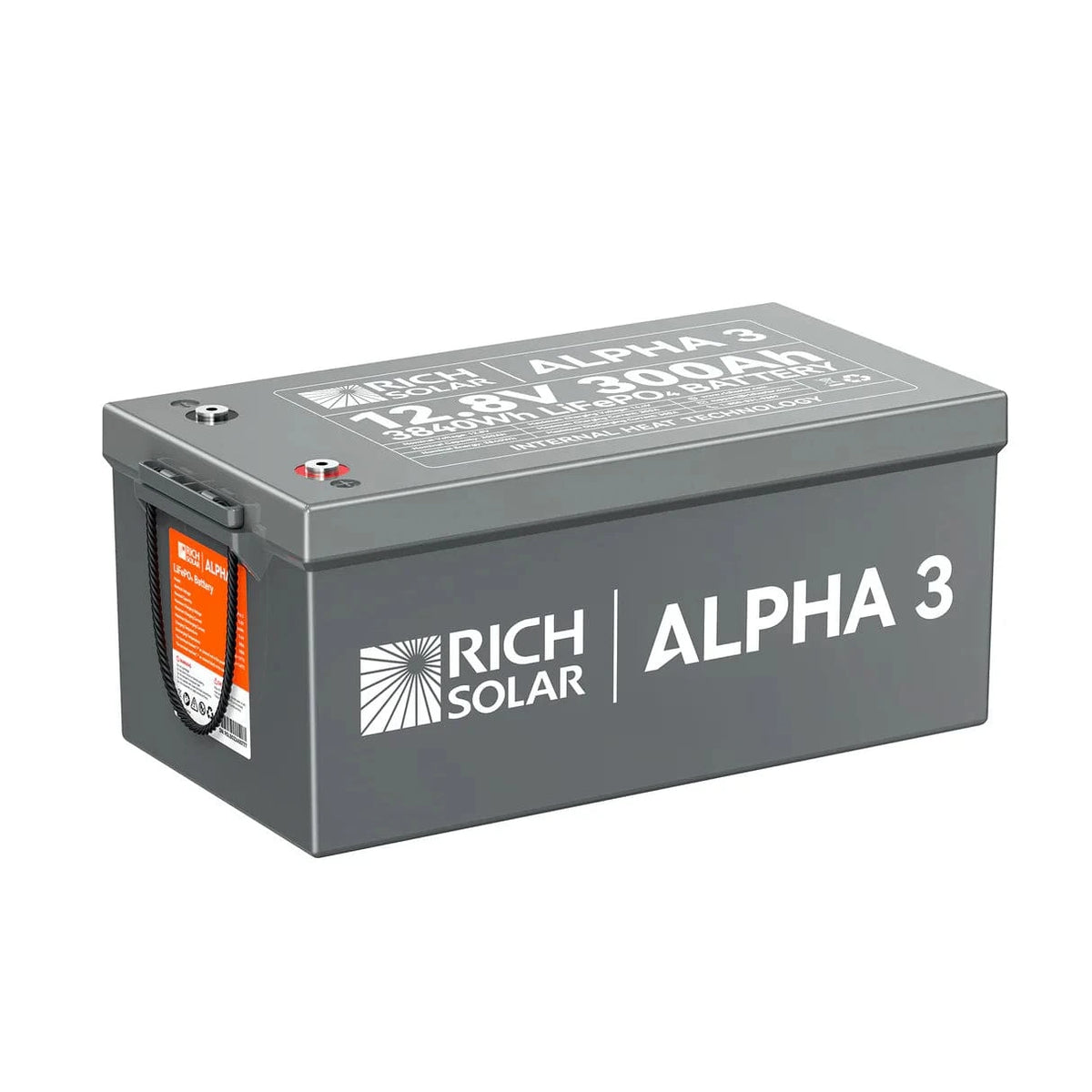 12V Battery - RICH Solar Alpha 3 LiFePO4 for RVs and Off-Grid