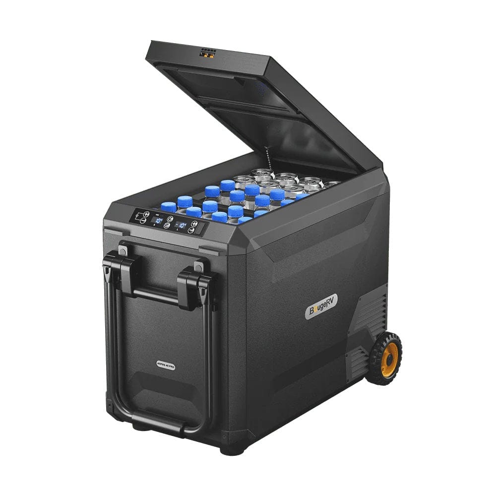 BougeRV ASPEN 40 PRO 43QT Dual Zone Wheeled 12V Portable Refrigerator ...