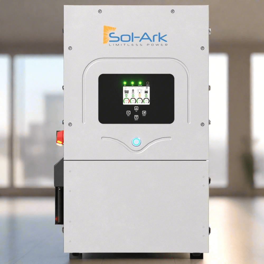 Sol-Ark 12K 120/240/208V 48V [All-In-One] Pre-Wired Hybrid Solar Inver ...