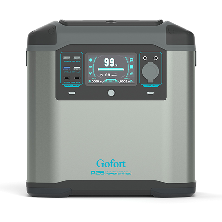 Gofort P25 Portable Backup UPS Power Station - 2000W 1573Wh